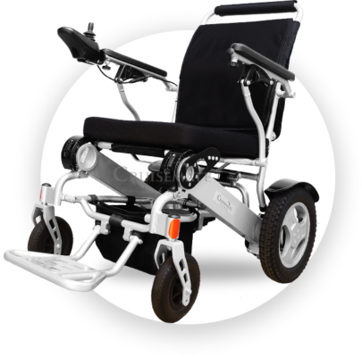 รถเข็นไฟฟ้าน้ำหนักเบา รุ่น CM-2055 รับนน.ได้ 180 กก.